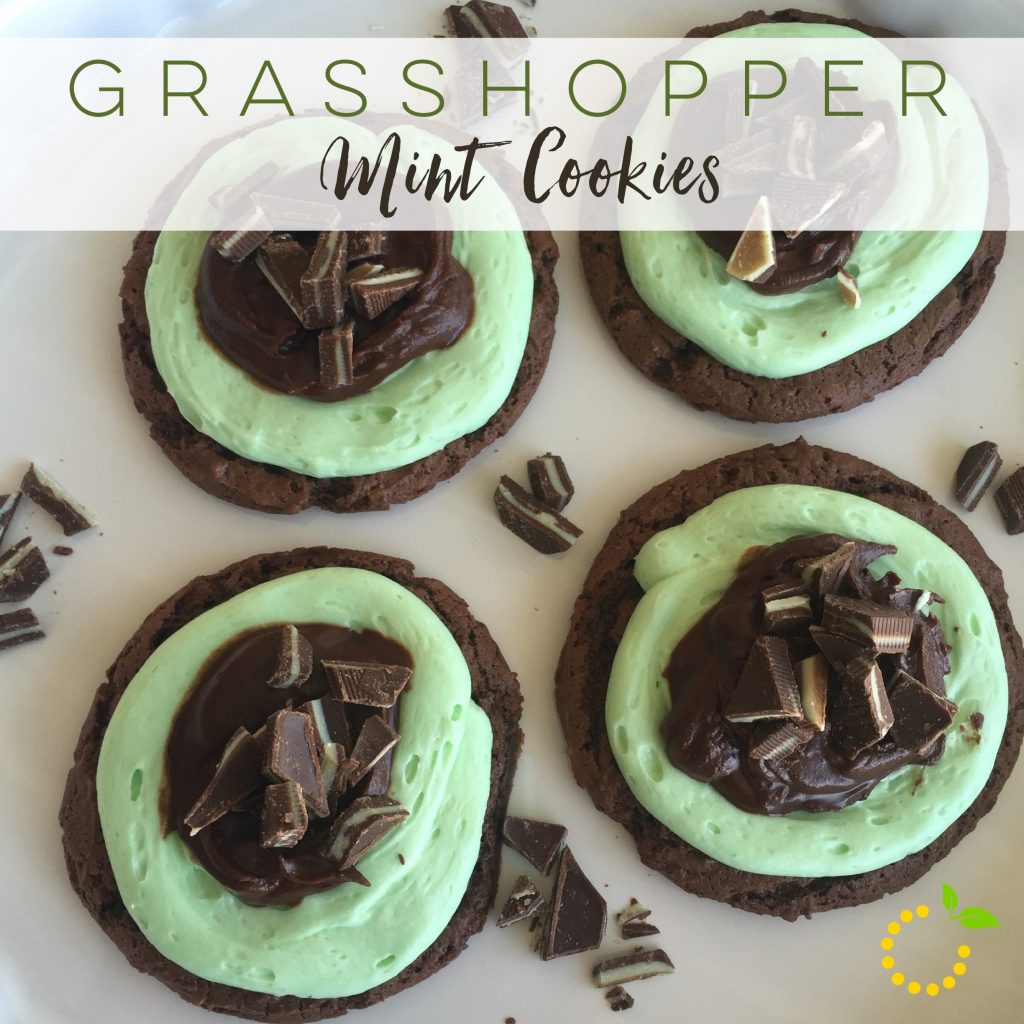 Grasshopper Mint Cookies · Sweet Lemon Made