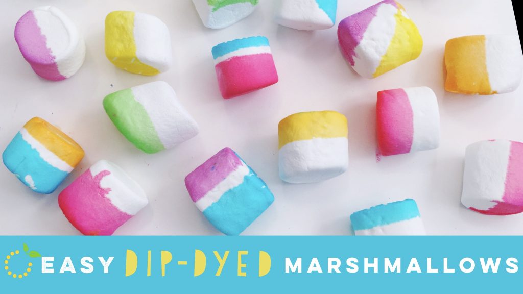 Easy Dip Dyed Marshmallows · Sweet Lemon Made